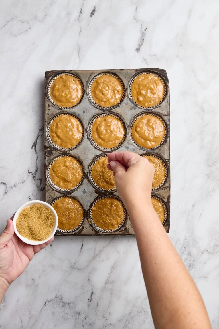 Banana Pumpkin Muffins - Stuck On Sweet