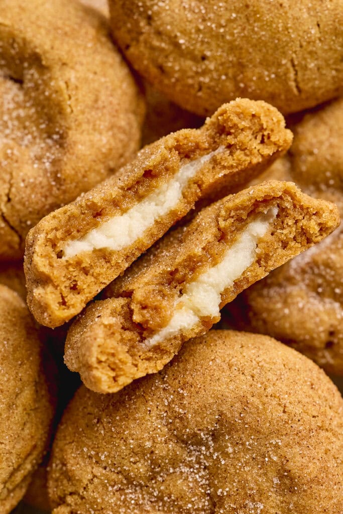 Pumpkin Cheesecake Cookies - Stuck On Sweet