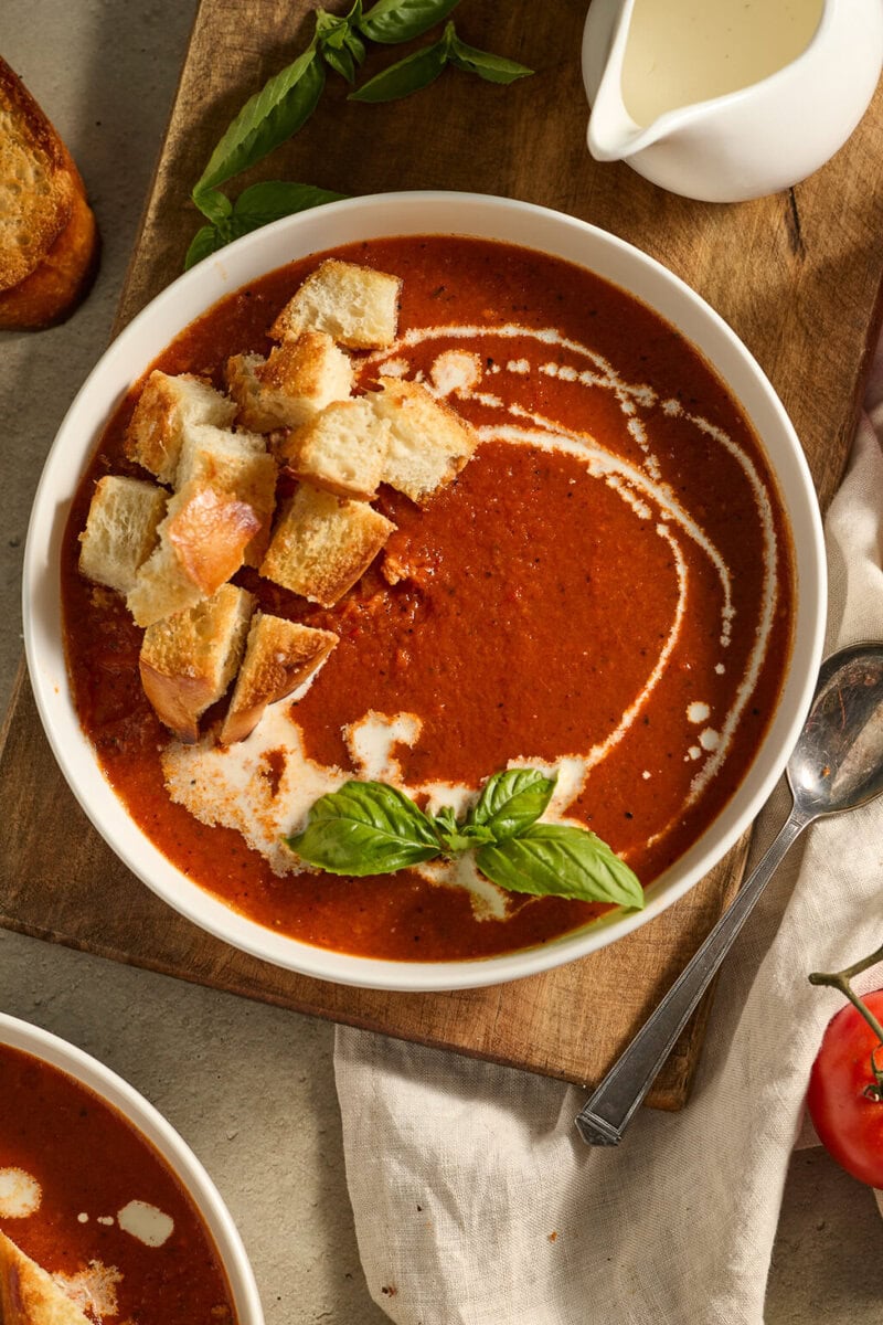 Roasted Tomato Pepper Soup - Stuck On Sweet