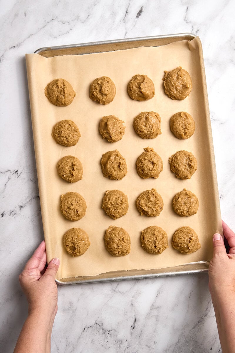 Chewy Chocolate Chipless Cookies - Stuck On Sweet